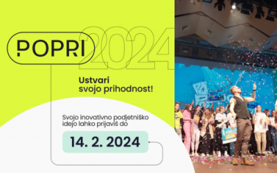 Tekmovanje POPRI 2024: Prijave so odprte! | Tehnološki park Ljubljana